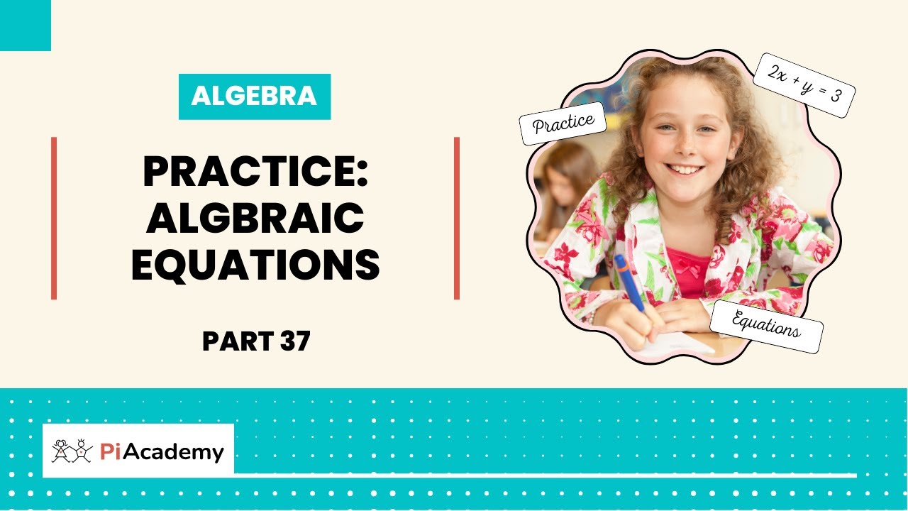 Let's Practise Algebra Dependent Word Problems | Algebra | 11+ Exam ...