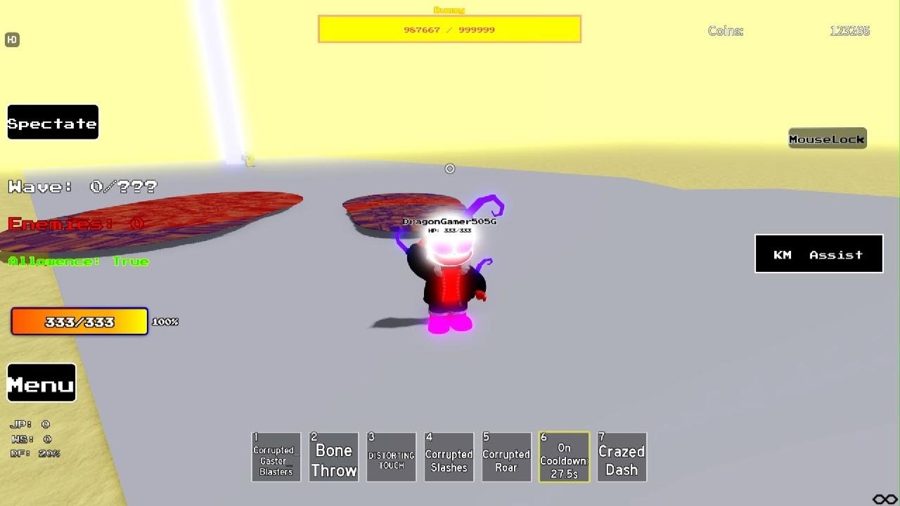 Showcasing Corrupted Insanity in Funni ops reborn - YouTube