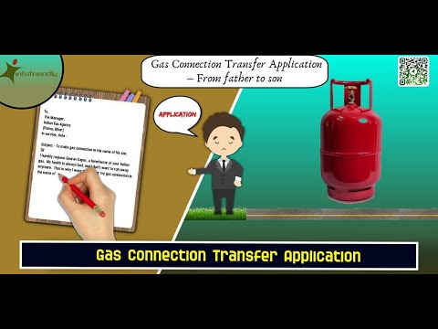 Write an application to Gas Connection Transfer | #infofriendly | # ...