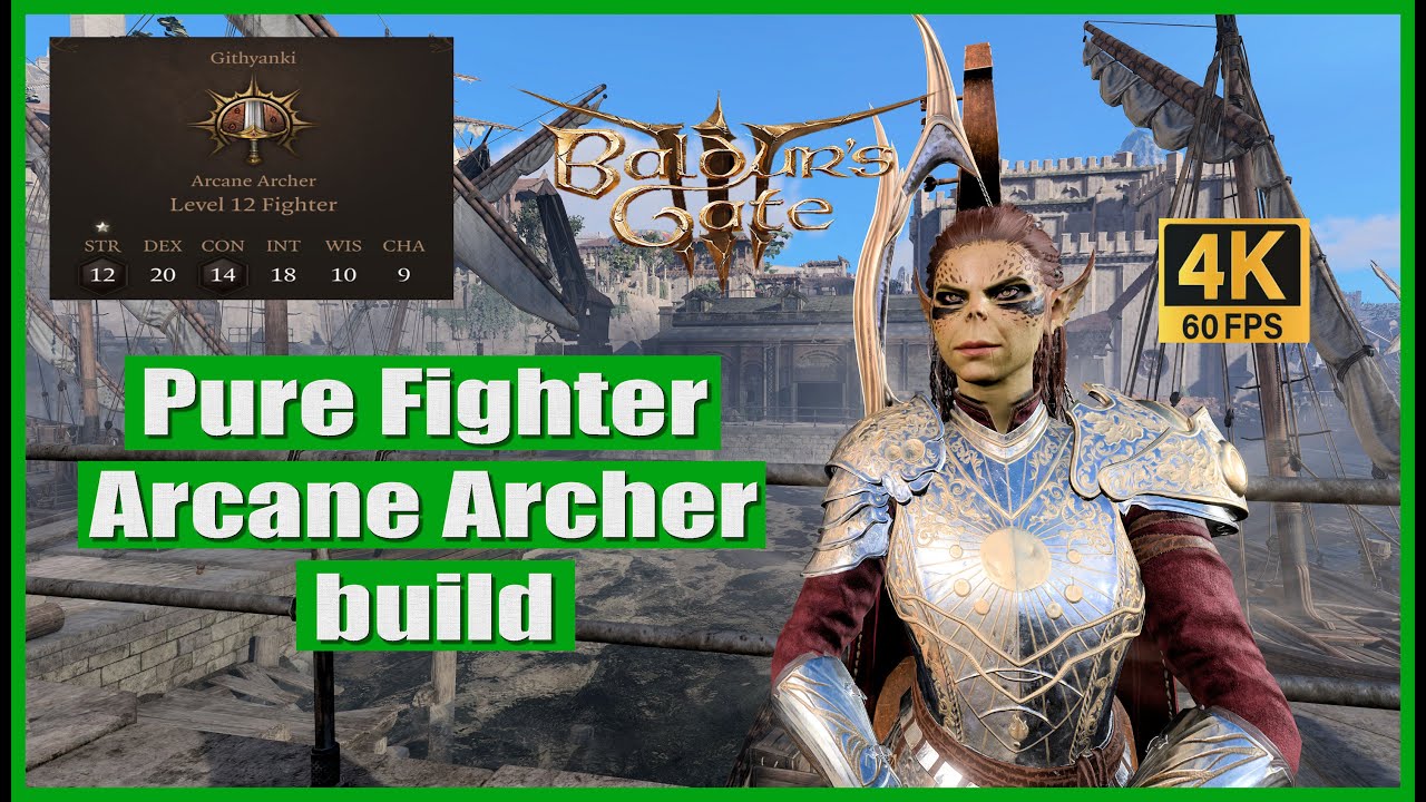 Baldur's Gate 3 Pure Fighter Arcane Archer build - YouTube