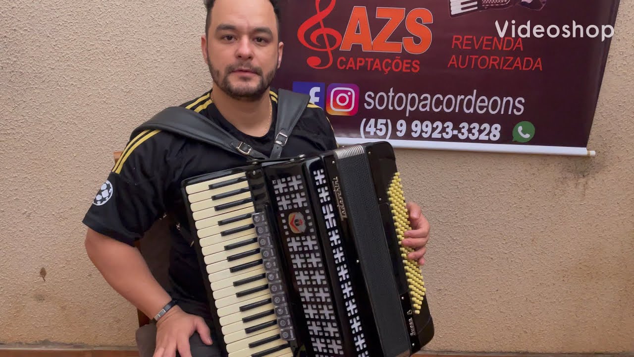 (Vendido) Acordeon Todeschini Super 8 - YouTube