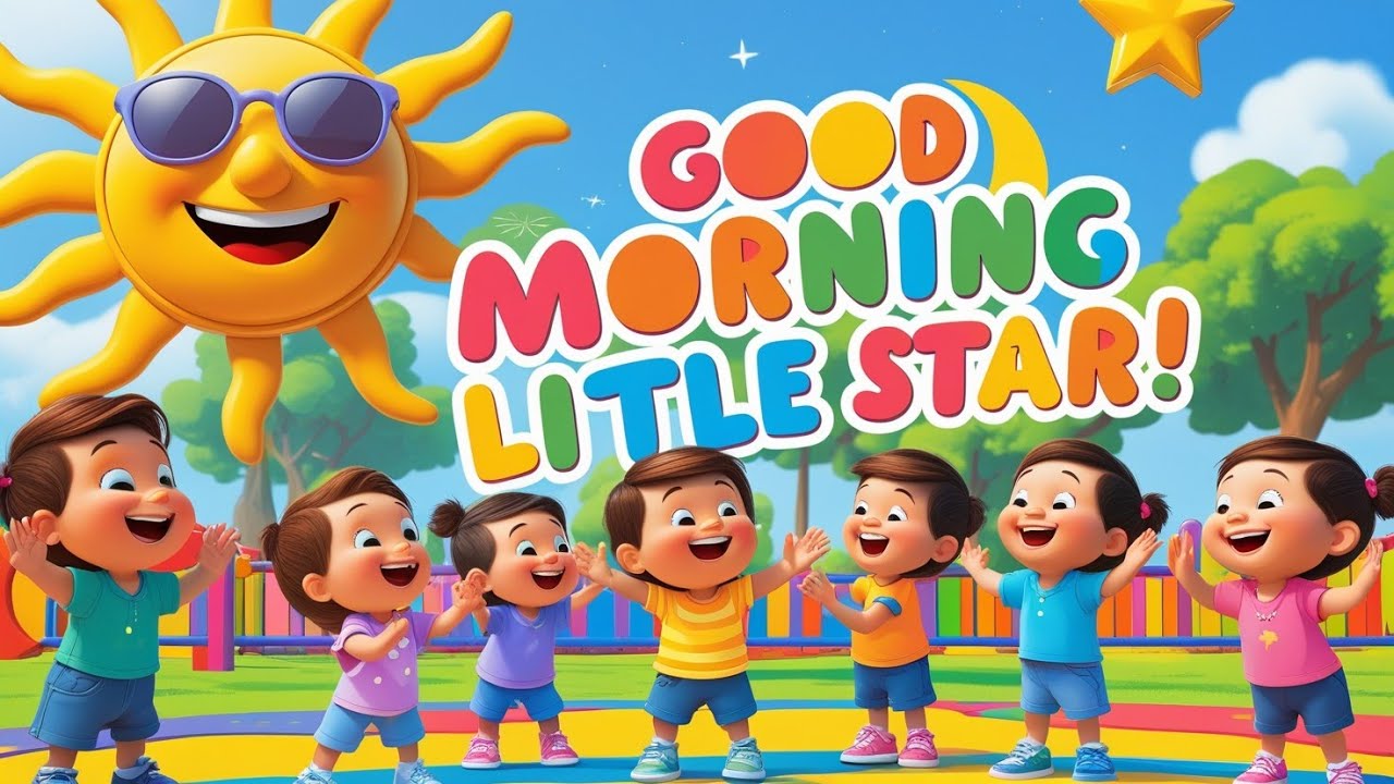 Good Morning Little Star 🌞 | Fun Toddler Song with Actions | Kids Dance ...