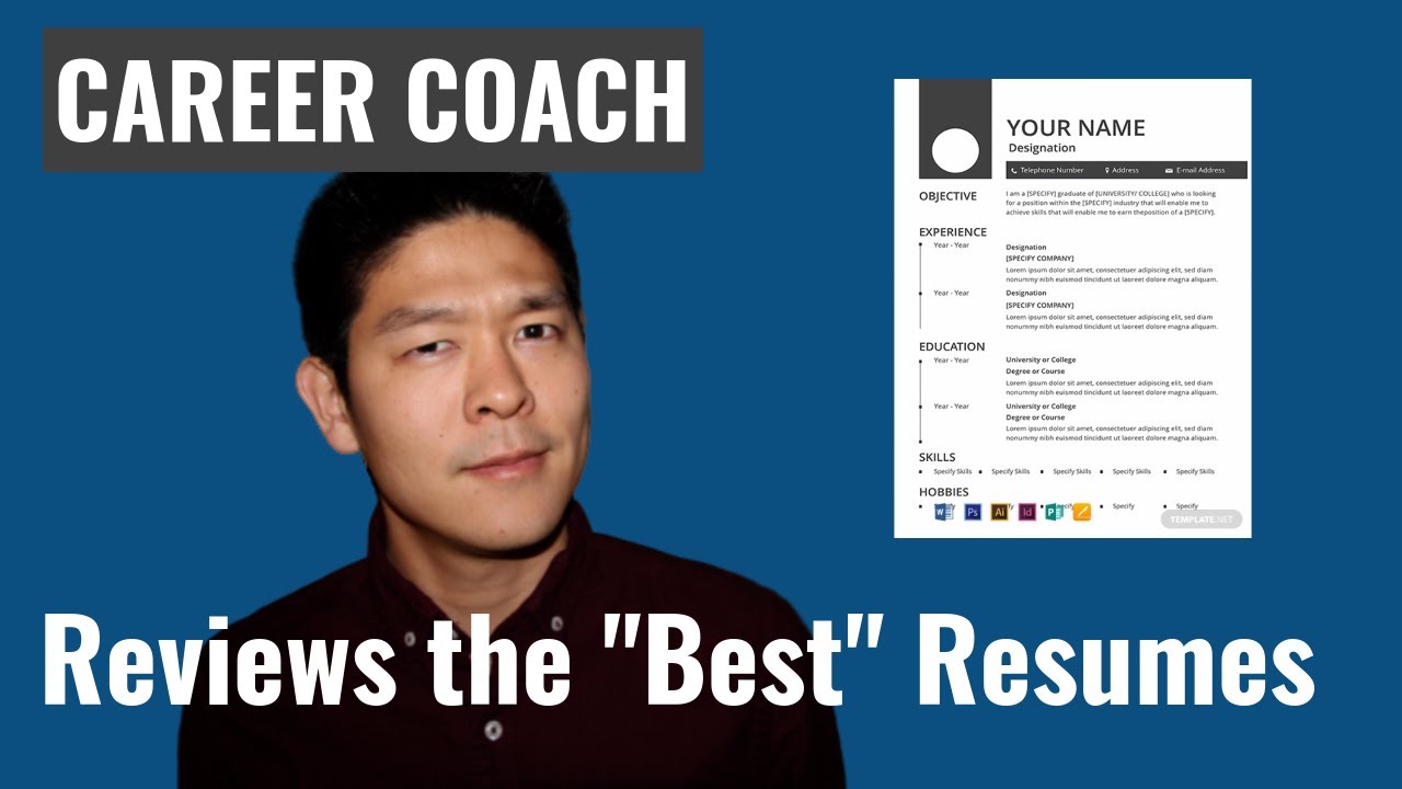 Recruiter reviews the "best" resume templates - YouTube