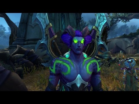 WoW Legion Alpha: Stumbling around Azsuna - YouTube