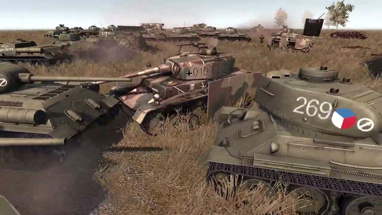 Germany vs Czechoslovakia Tanks Battle in WW2 - YouTube