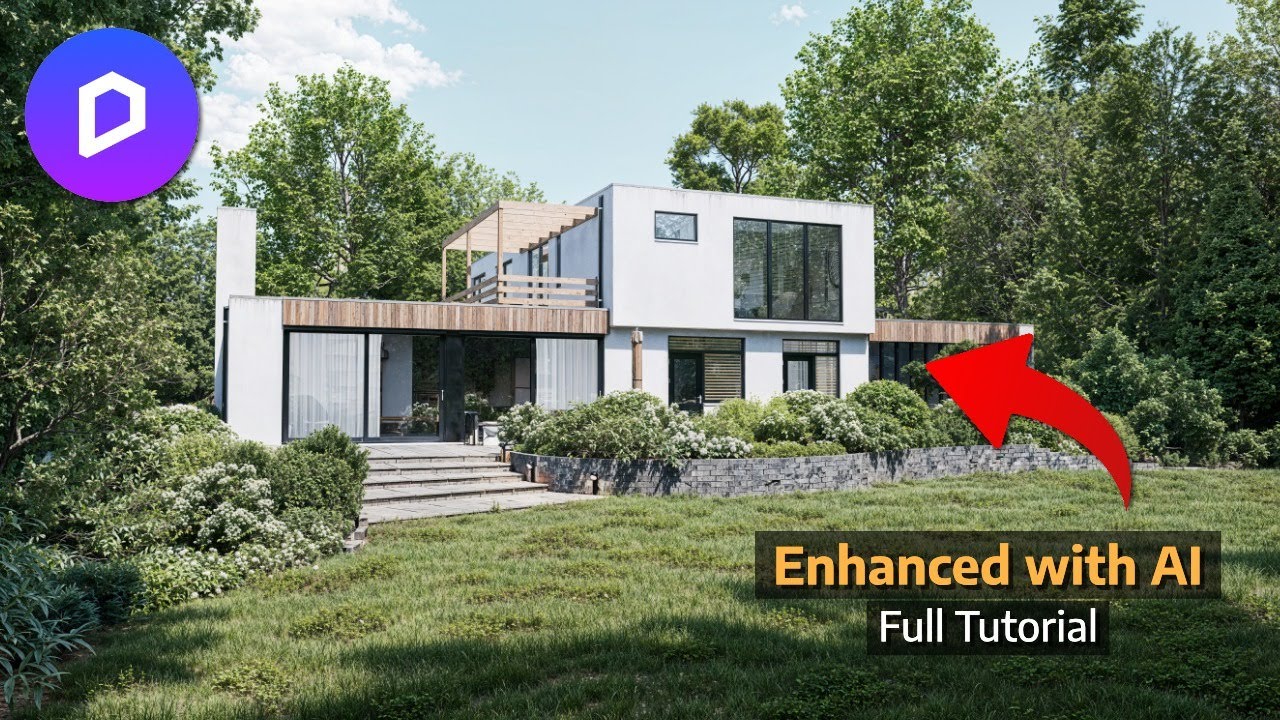 D5 Render - Realistic Exterior Render Tutorial [With AI] - YouTube
