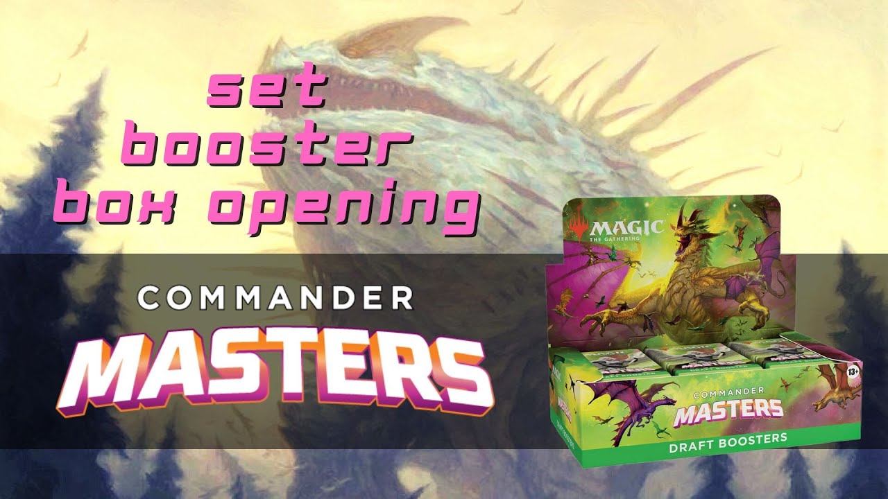 Commander Masters Draft Box Opening - YouTube
