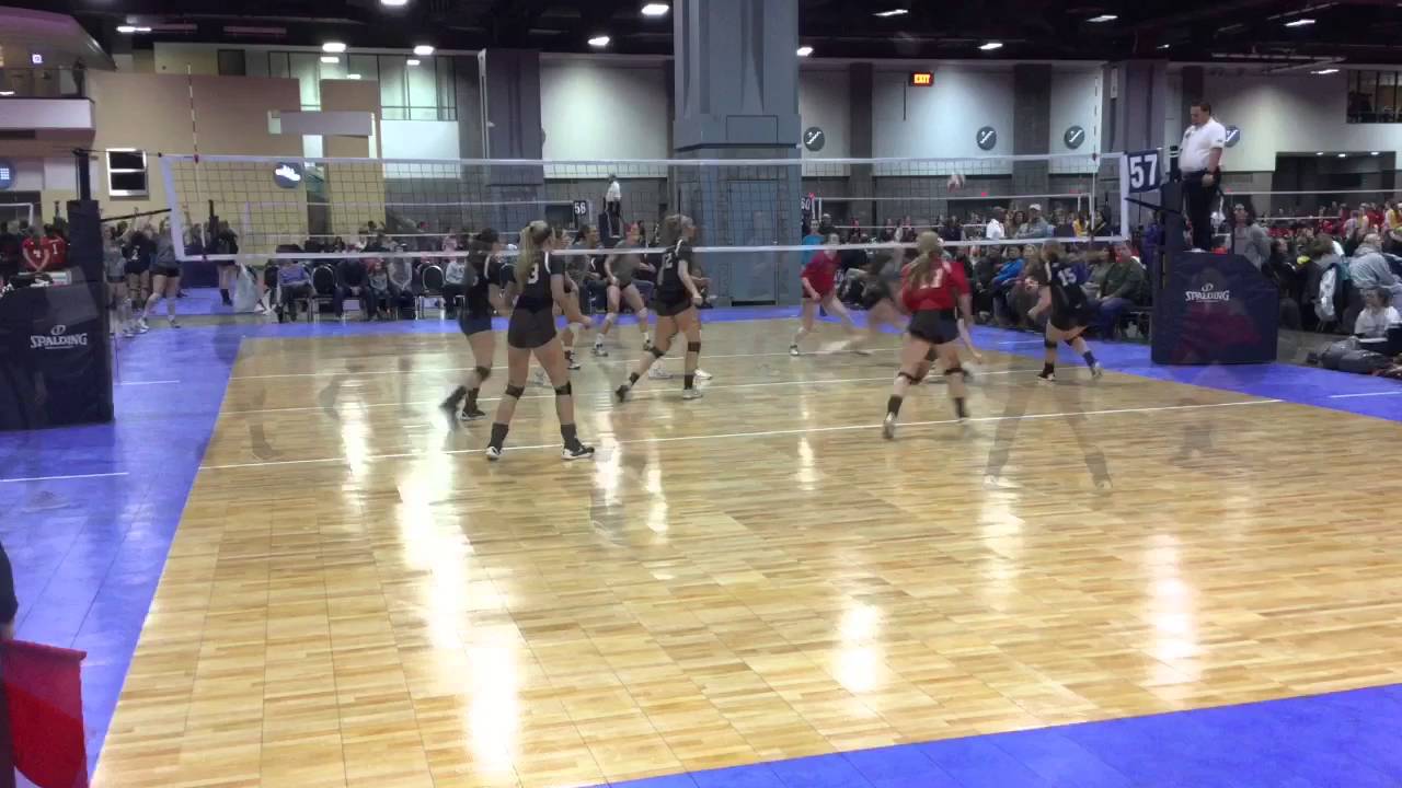 Nicole (Coco) Kordenbrock Volleyball Highlight Club 2016 - YouTube