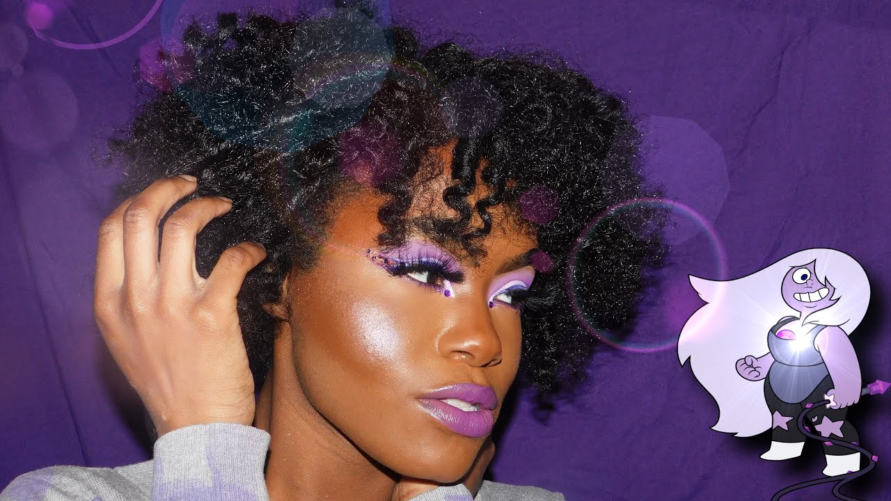 Amethyst inspired half cutcrease tutorial - YouTube