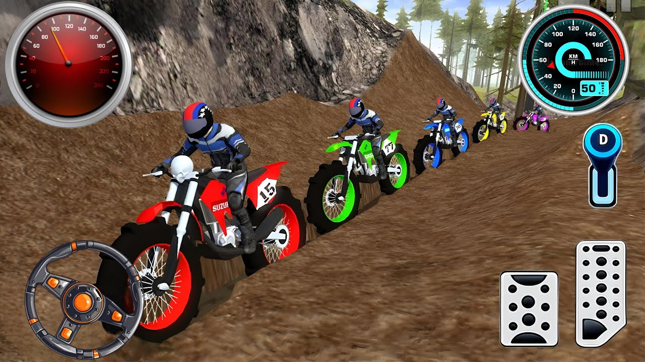 Impossible Dirt Motocross Bike Stunts Driving - Off-Road Racing ...