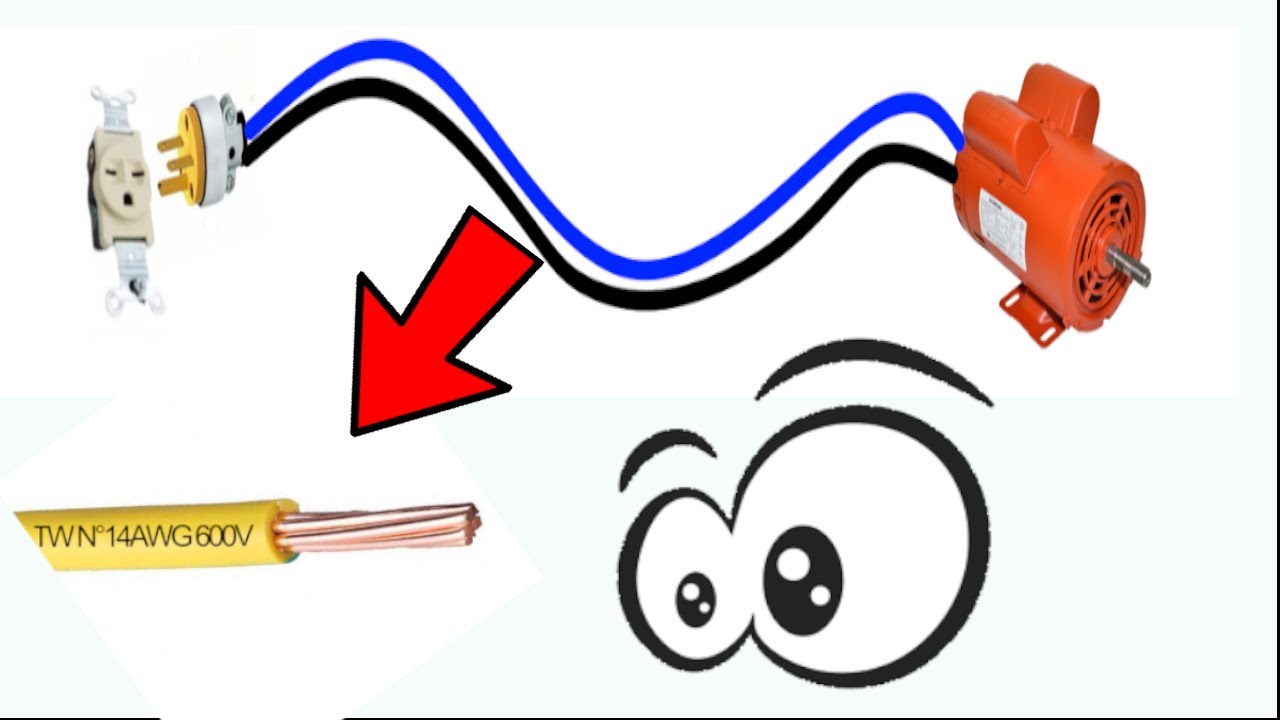 Como calcular el conductor para un motor monofasico - YouTube
