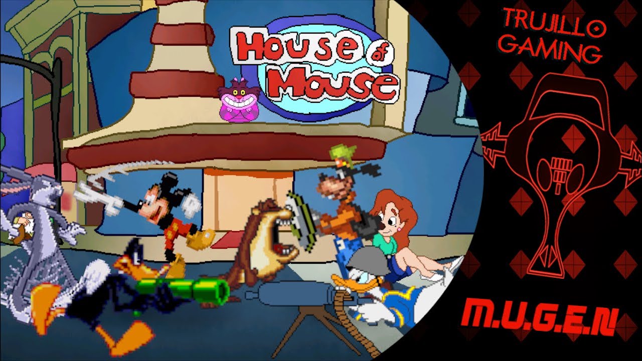 MUGEN (3v3) Team Disney Vs Team Looney Tunes - YouTube