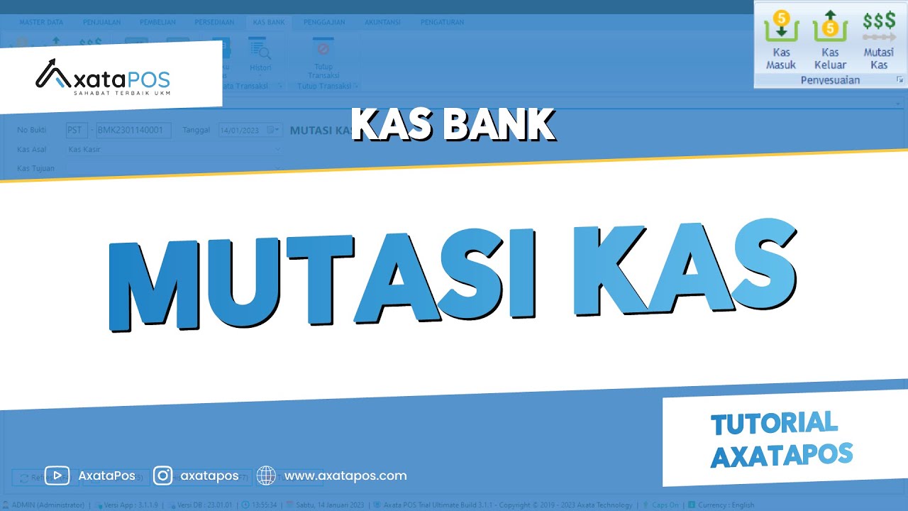 #40 MUTASI KAS - Tutorial AxataPOS - YouTube