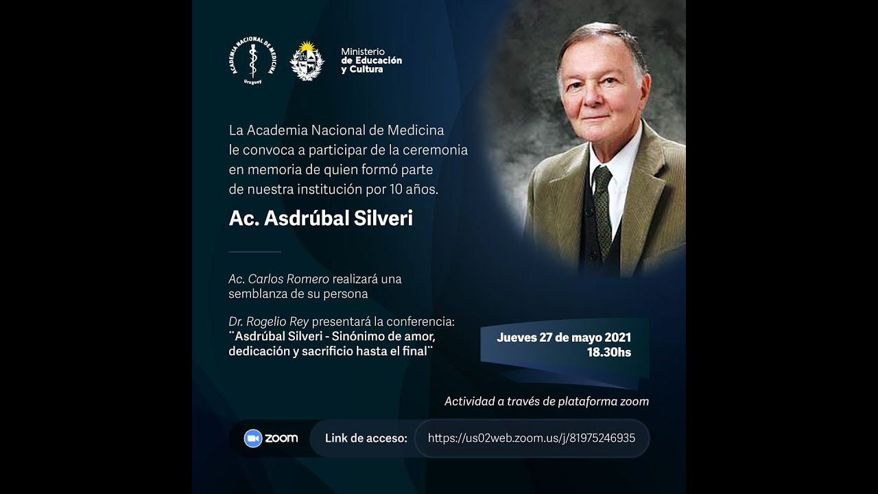 Homenaje al Ac. Asdrúbal Silveri - YouTube