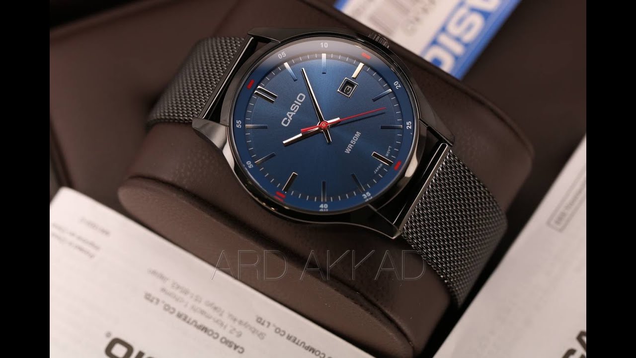 CASIO WATCH MTP-E710MB-2AVDF (ARD AKKAD) - YouTube
