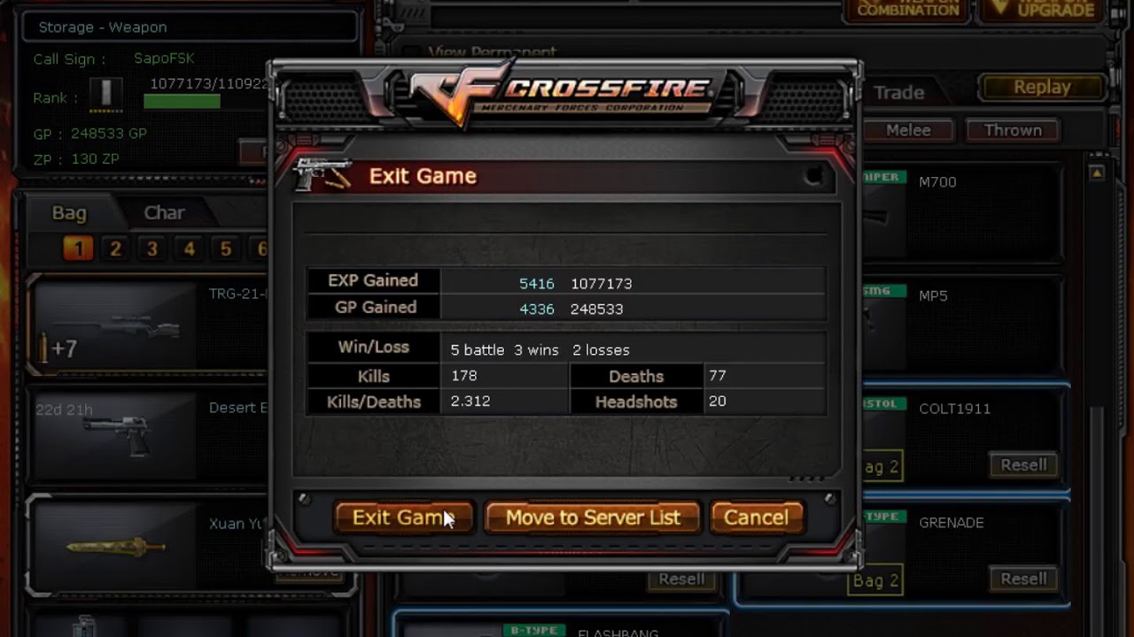 Crossfire EU : Sniper Session - YouTube