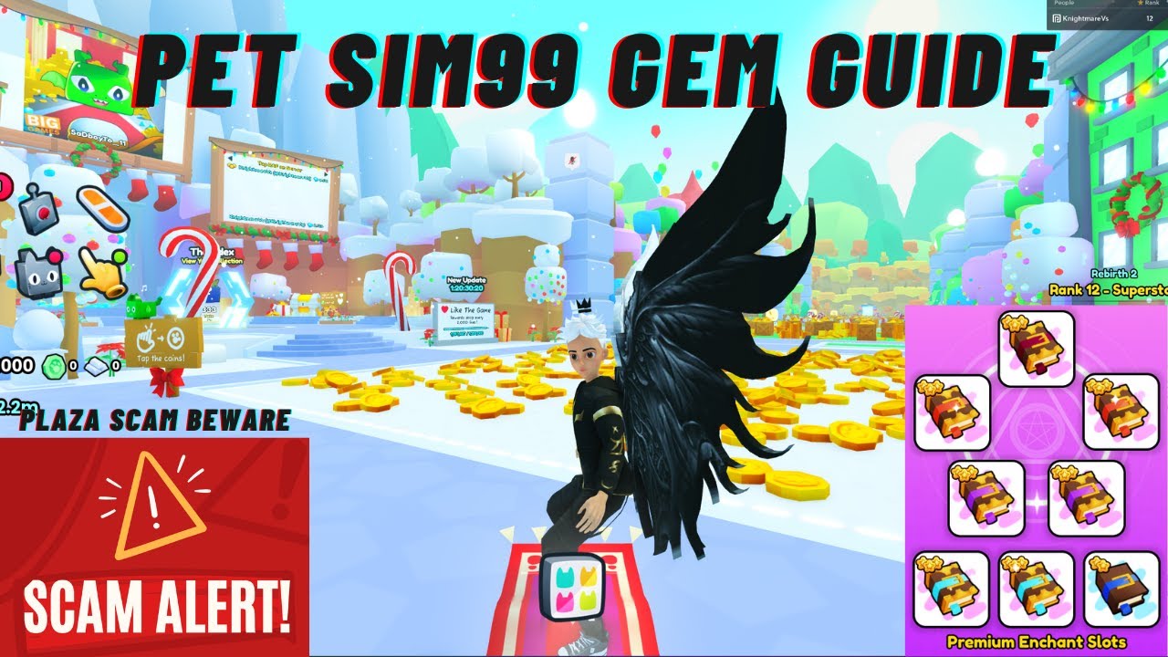 Pet Sim 99 Gem guide (no huge pets used) - YouTube