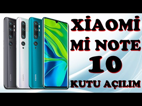 Xiaomi Mi Note 10 Kutu Açılımı | Özellikleri | Ilk Kurulum