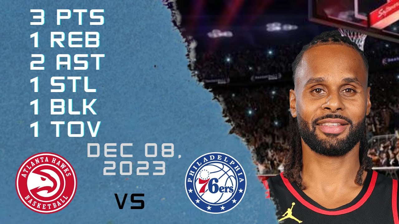 Patty Mills player Highlights HAWKS vs 76ERS NBA Regular season game 08 ...