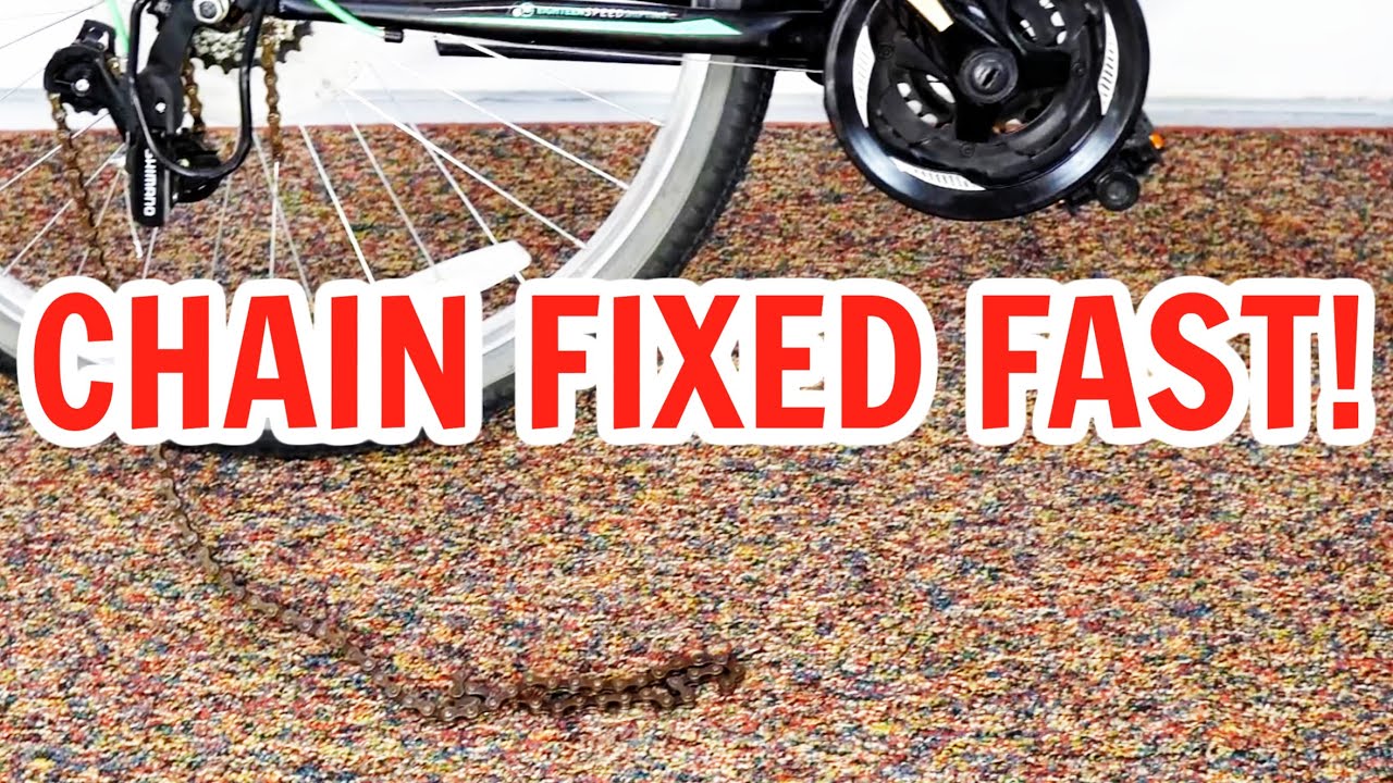 How to Fix a Bike Chain in Under 2 minutes - YouTube