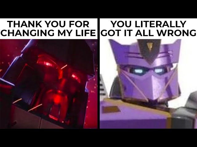 Transformers Prime Soundwave Meme O Poder Da Onda Sonora #escultura