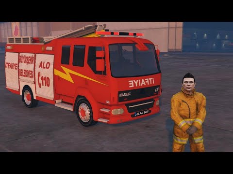 EVE KAFA ATAN İTFAİYECİLER