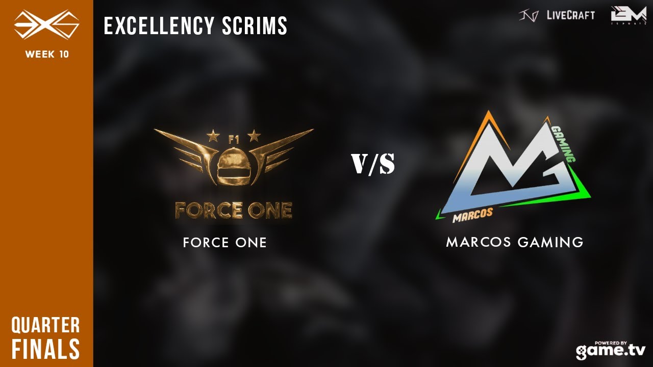 [COD MOBILE] Force One v/s Marcos Gaming | Quarter Finals | EXS powered ...
