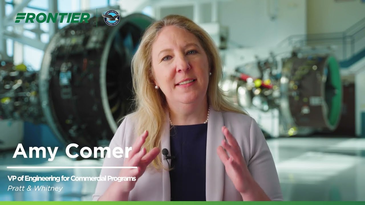 Pratt & Whitney’s VP of Engineering, Amy Comer - YouTube