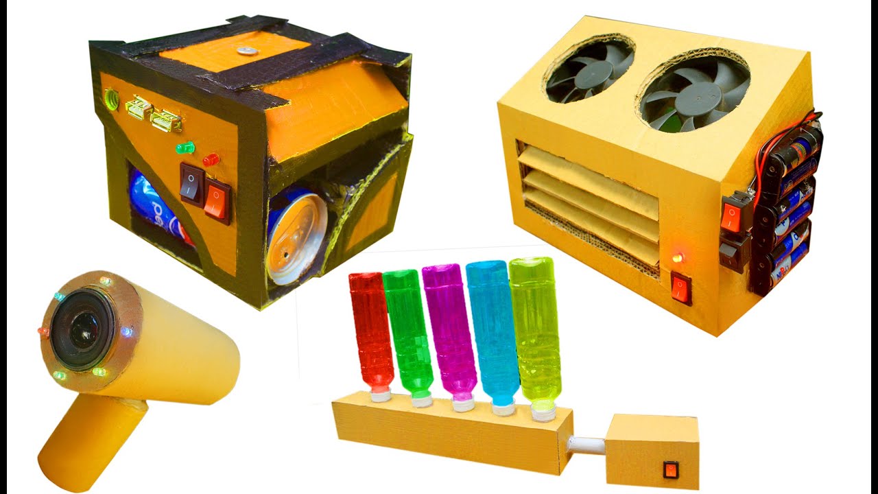 4 different types best items made of cardboard - YouTube