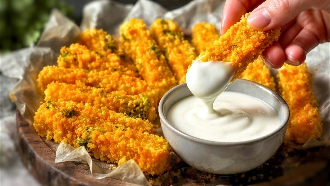 Crunchy Chickpea Broccoli Sticks! Incredibly Delicious, High-Protein ...