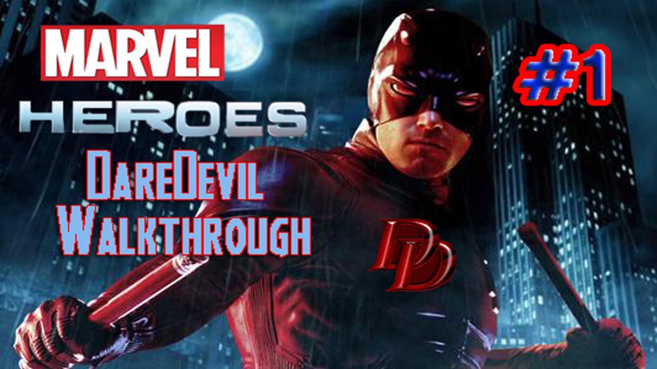 Marvel Heroes - DareDevil Walkthrough - Part 1 - YouTube