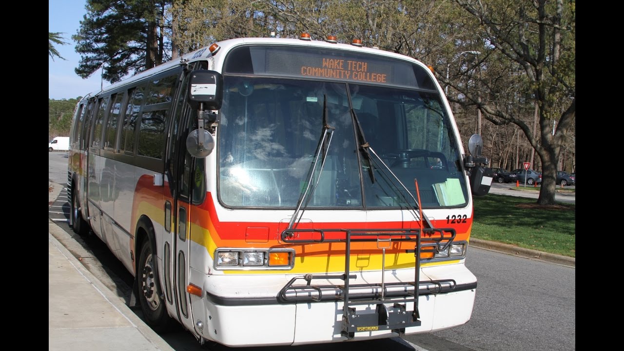 CAPITAL AREA TRANSIT Raleigh NC 1996 Rts Nova bus 1236 - YouTube