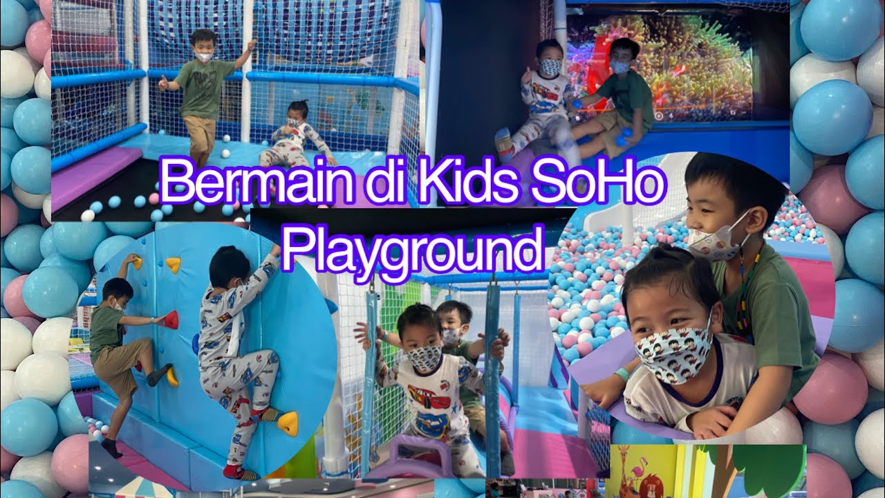 Bermain bersama di Kids Soho Playground Bali - YouTube