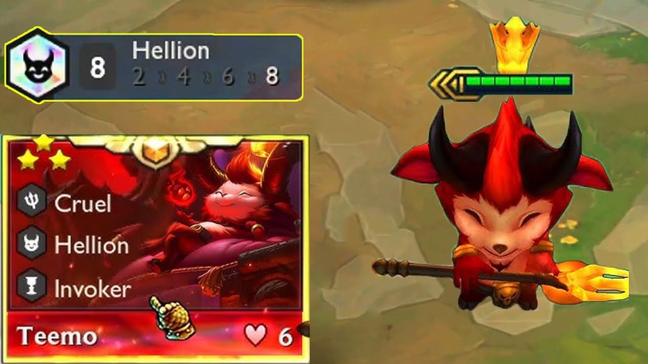 3 Star Teemo ⭐⭐⭐ ft. 8 Hellion ! | TFT SET 5.5 - YouTube