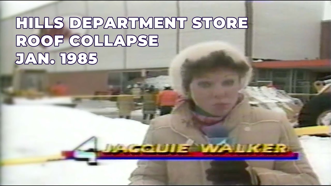 Hills Department Store Roof Collapse - January 1985 - YouTube