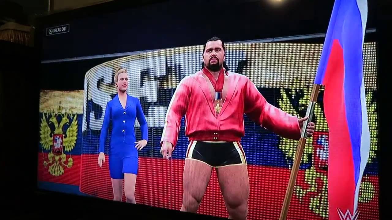 wwe 2k16 gameplay cesaro vs Rusev WITH GUstavo yolo - YouTube