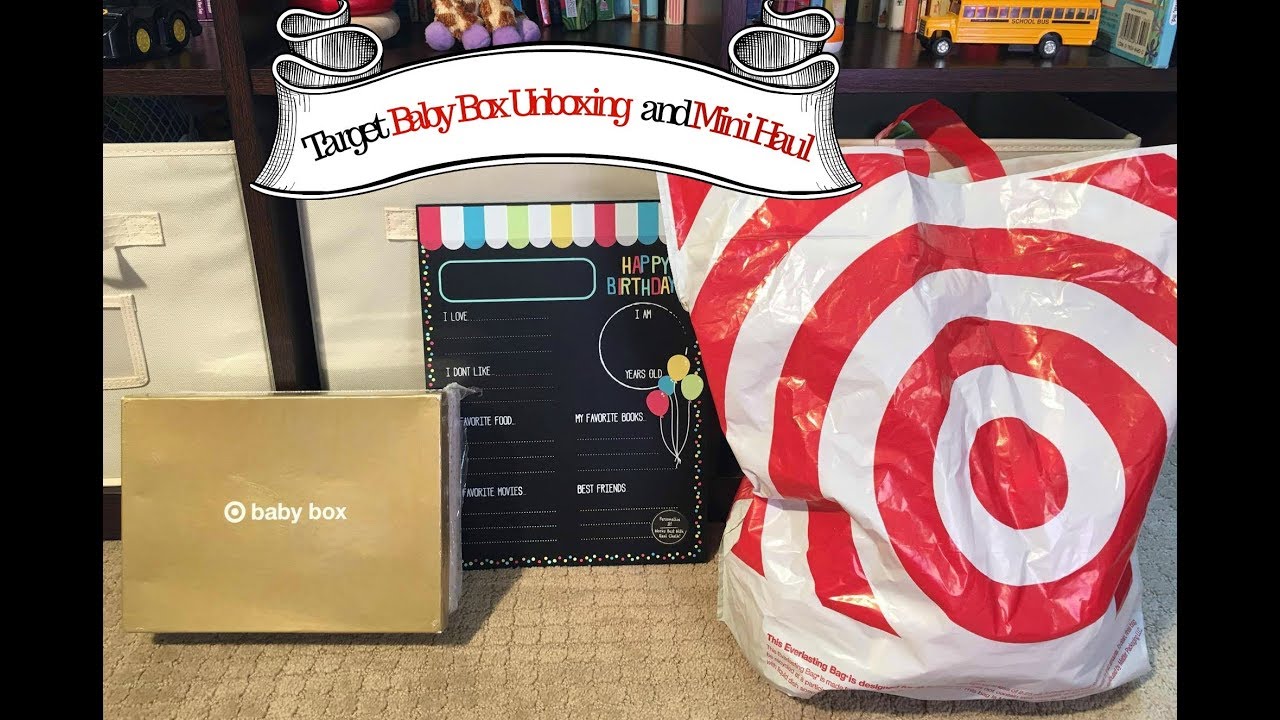 Target Baby Box Unboxing and Mini Haul - YouTube