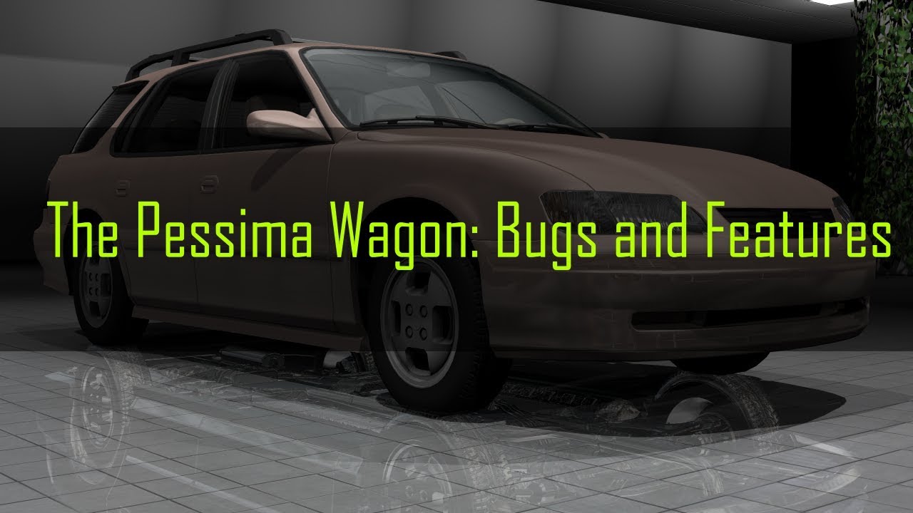 The '94 Pessima Wagon and it's Flaws - BeamNG.Drive - YouTube
