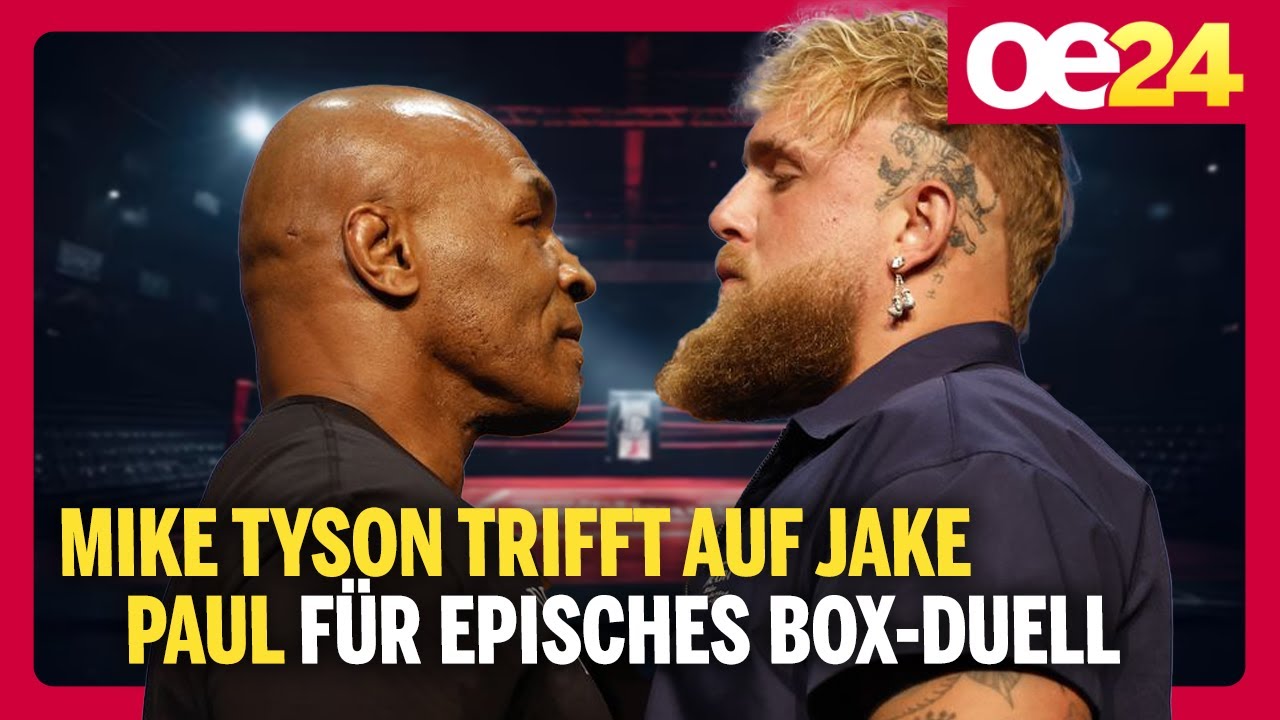 Mike Tyson trifft auf Jake Paul für episches Box-Duell - YouTube