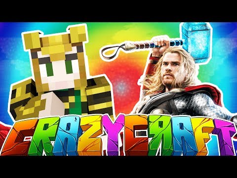 CREATING THOR & LOKI IN MINECRAFT! - MINECRAFT'S OLDEST MOD PACK CRAZY ...