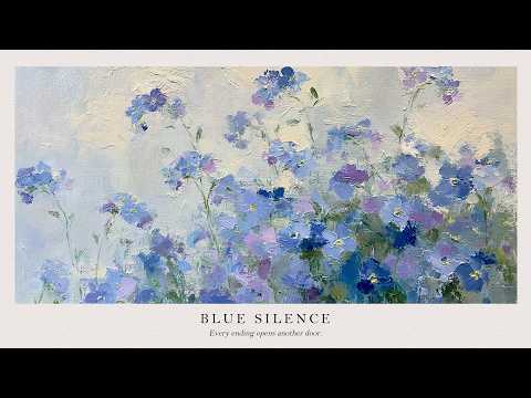Relaxing Piano Music 💙 Dancing Blue Flowers for Study & Relaxation