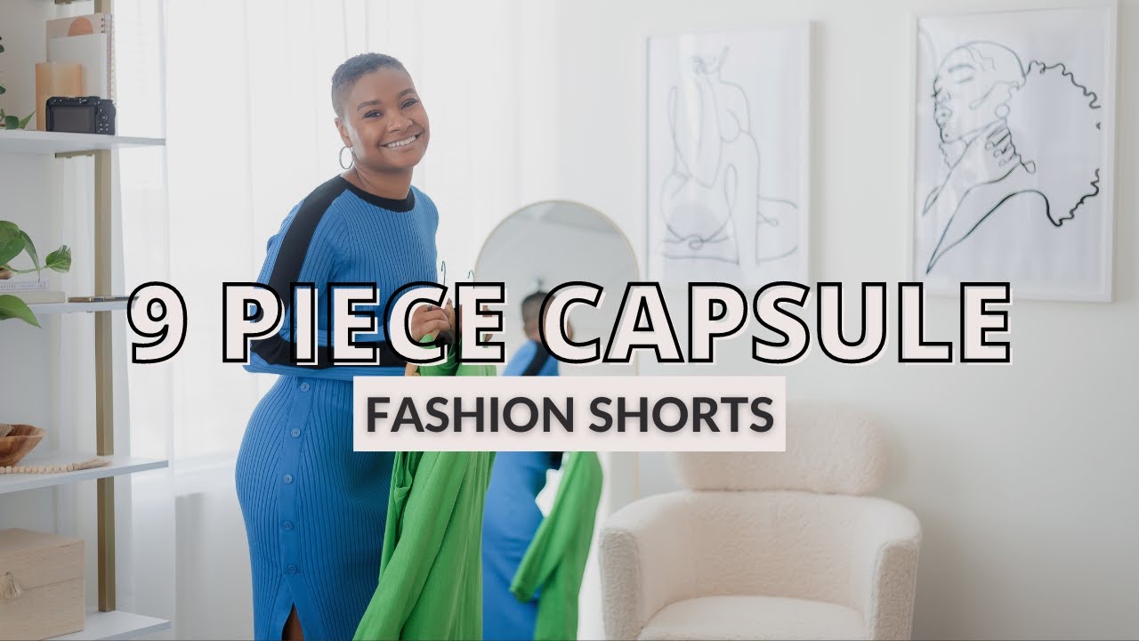 9 PIECE CAPSULE WARDROBE | SPRING FASHION - YouTube