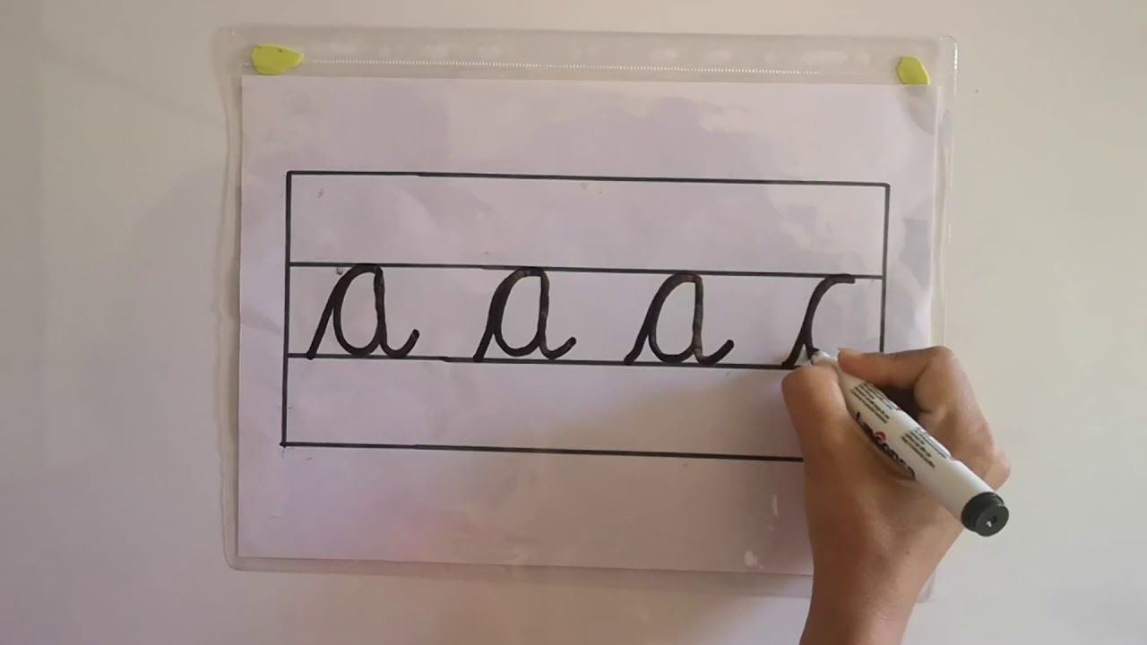 Aprendiendo la vocal A - YouTube