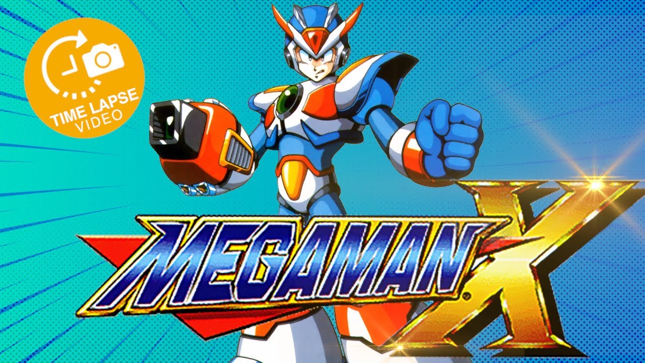 Megaman x model kit- complete build timelapse!! - YouTube