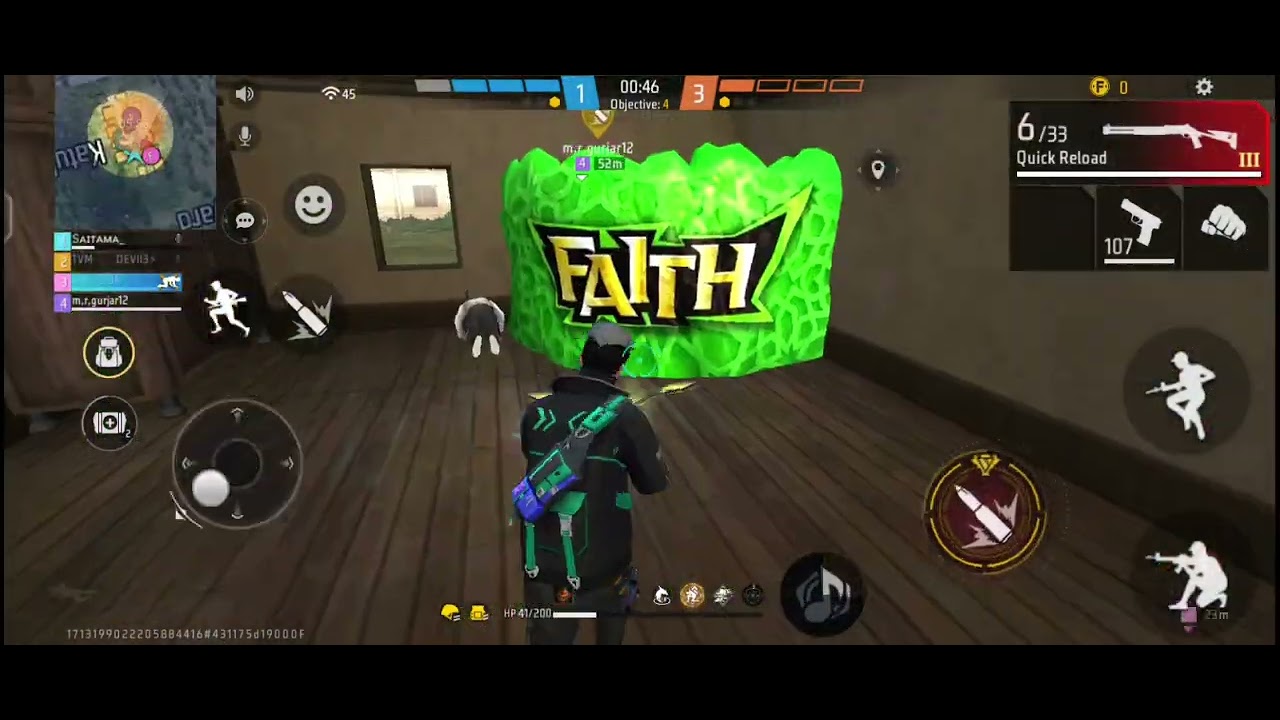 FREE FIRE MATCH PLAYING WITH SAITAMA_ #61 - YouTube