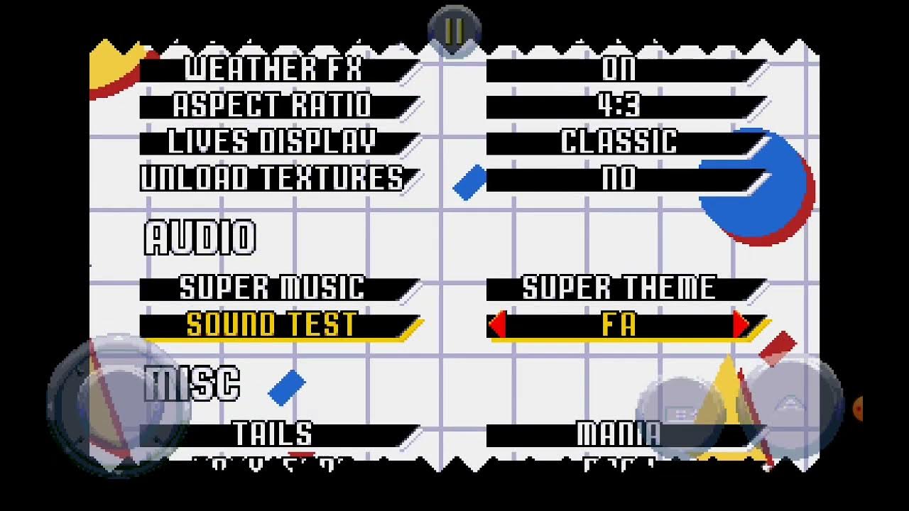 Sonic Triple Trouble 16-Bit OST - Main Menu/Level Select - YouTube