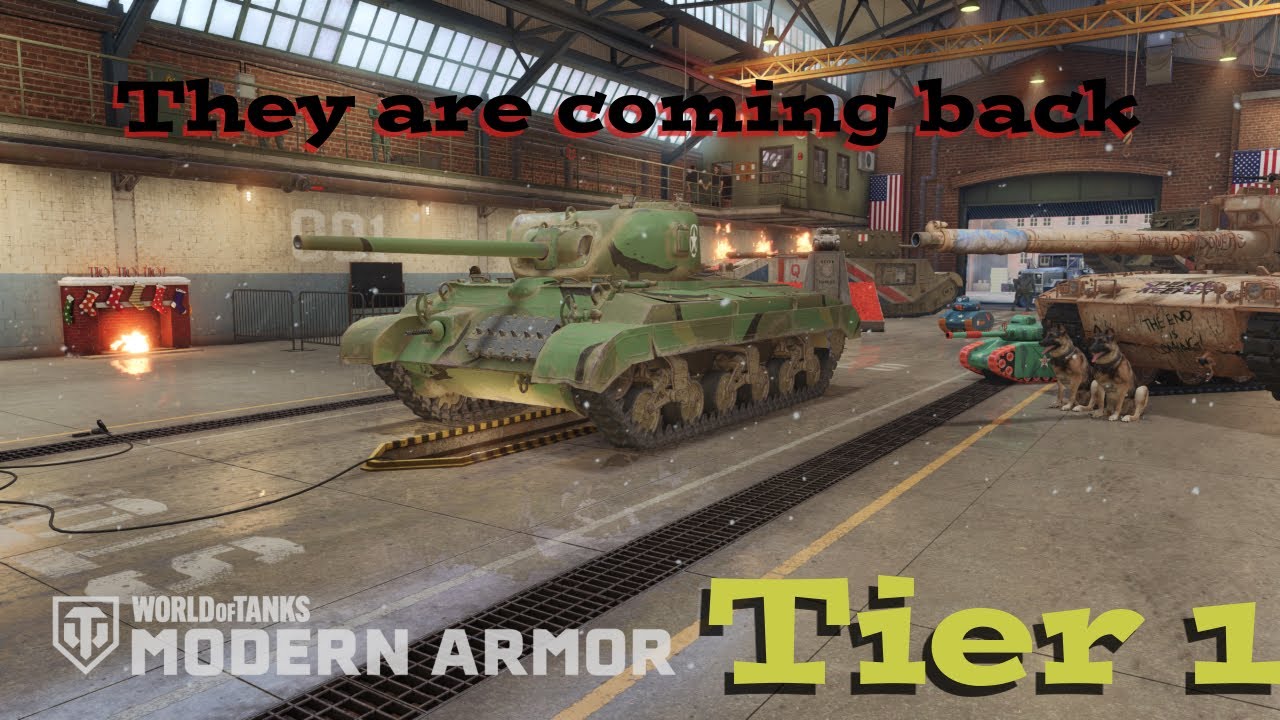 World ot tanks modern armor: Tier 1 tanks - YouTube