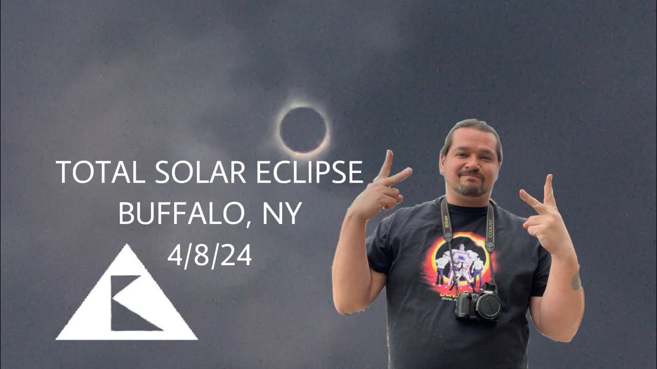 My Viewing of the Total Solar Eclipse 🌑 Buffalo, New York 4/8/24 - YouTube