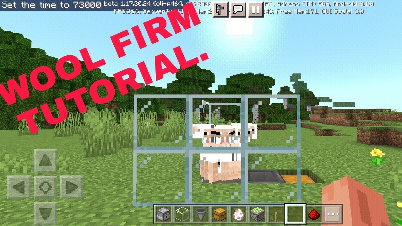 MINECRAFT EASIEST WOOL FIRM TUTORIAL|| #minecraft #minecraftutorial # ...