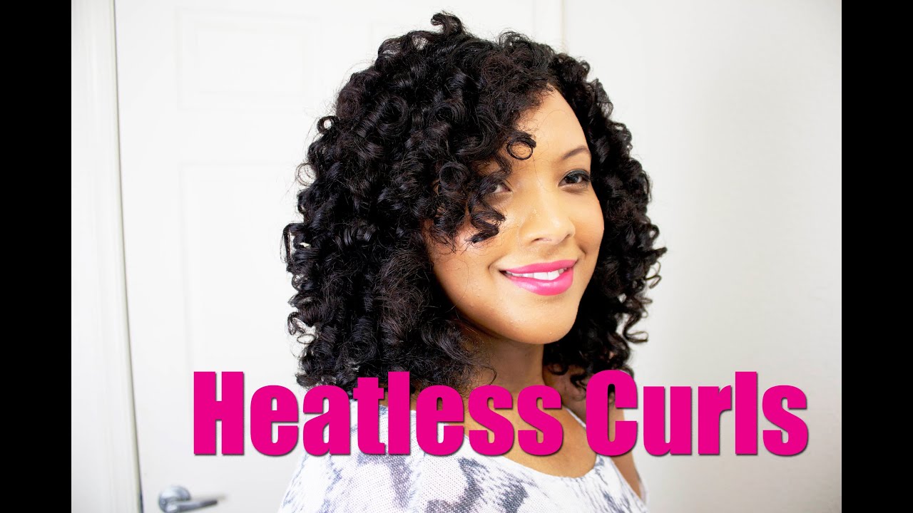 How To Get The PERFECT HEATLESS CURLS || Flexirod Curls - YouTube